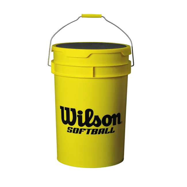 Wilson Yellow Ball Bucket - Wilson Sporting Goods